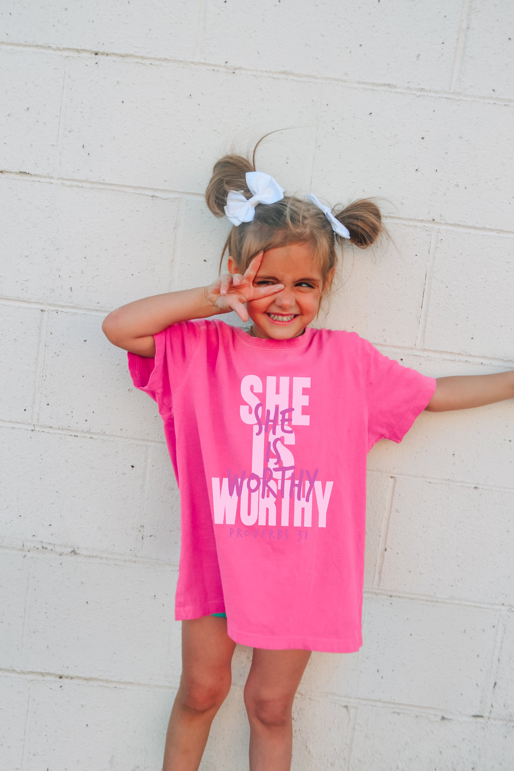 She is worthy | Kids graphic – Cowgirl Couture